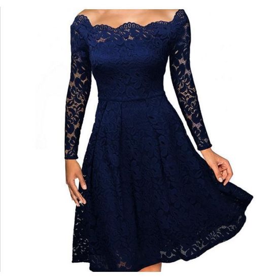 Robe De Femme Grande Dentelle Club Dress Chic Et Glamour Courtes Robes ...