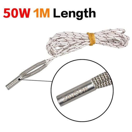 Cartouche chauffante pour imprimante 3D,12V-24V 50W 70W,tube chauffant ...