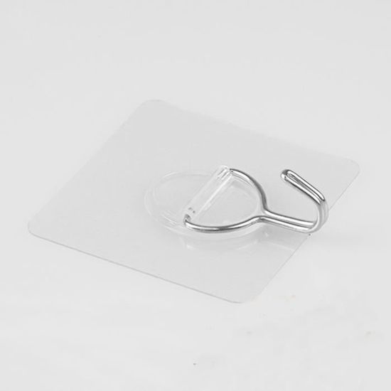 TEMPSA 4pcs Crochet auto adhésif mur en Acier inox - Cdiscount Bricolage