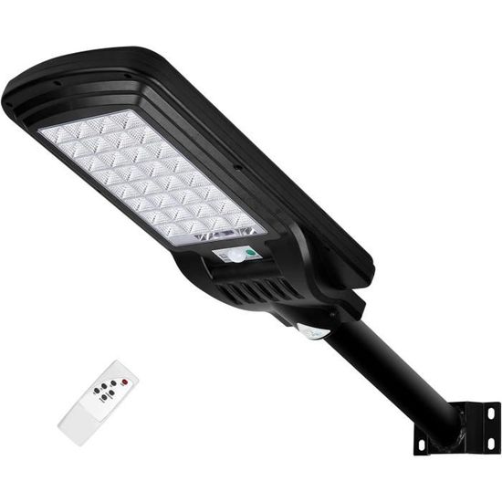 Werise 200W Led Réverbère Solaire Extérieur, Lampes Solaires Avec Détecteur De Mouvement Et ...