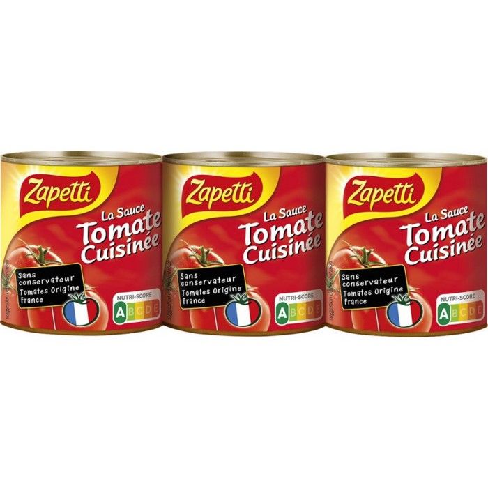 Zapetti Sauce tomate - Cdiscount Au quotidien