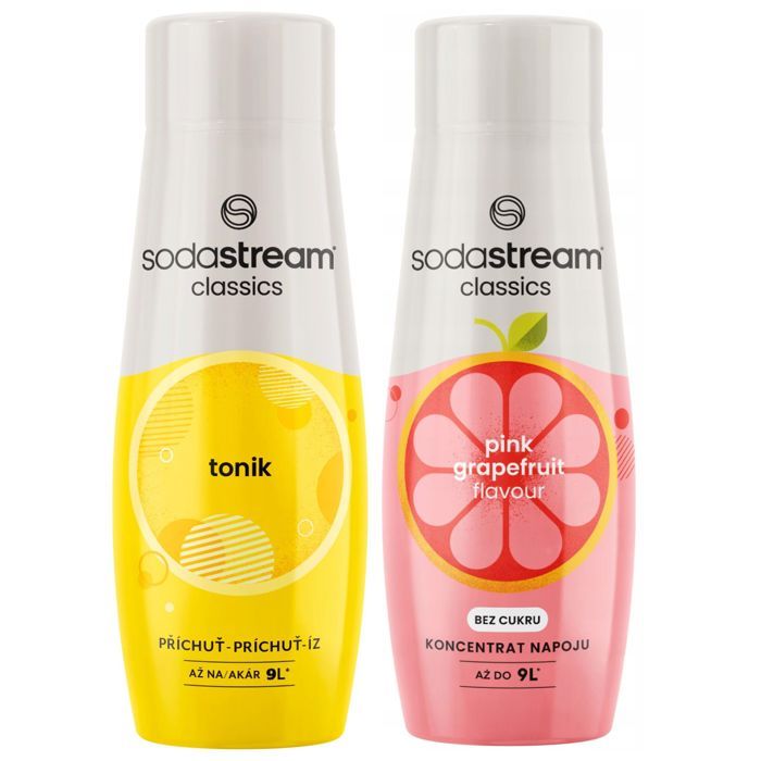 2x SODASTREAM TONIC TONIC + Sirop de PAMPLEMOUSSE Eau Concentré ...