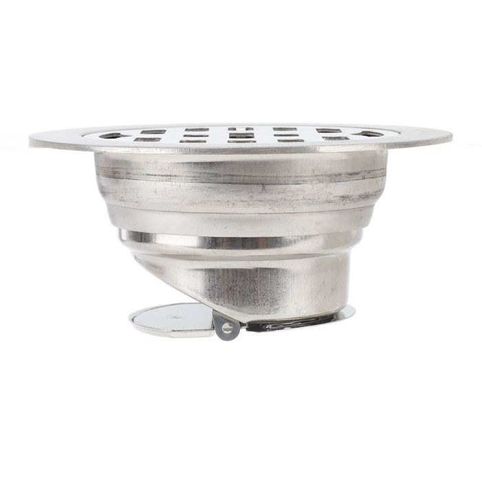 SURENHAP Drain au sol Drain de sol rond 3,9 pouces en acier inoxydable ...