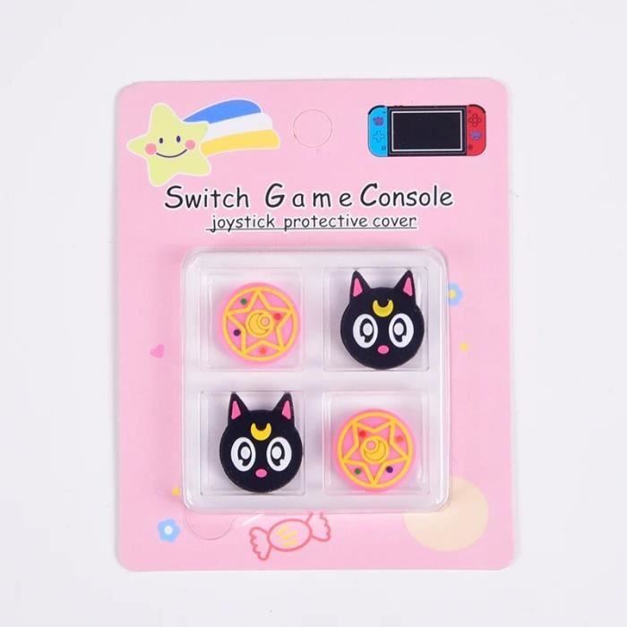 Thumb Stick Grip Cap pour Nintendo Switch, Oled, NS Lite, Cute Cartoon, PomerCon Contrmatérielle ...