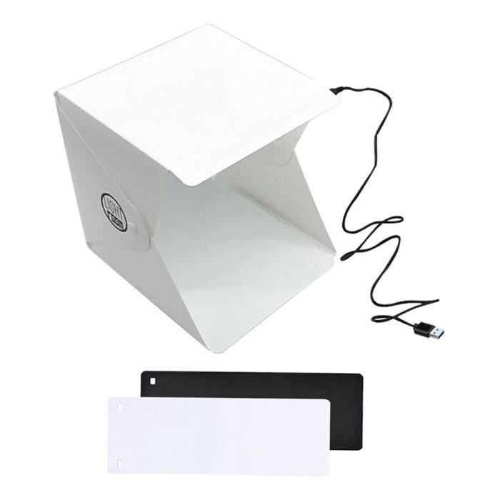 Bouton Portable Pliant Led Studio Photo Mini Boîte À Lumière De ...