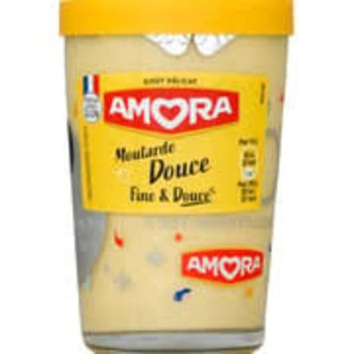 Amora - Moutarde fine et douce Le pot de 190g - Lot de 4 - Cdiscount Au ...