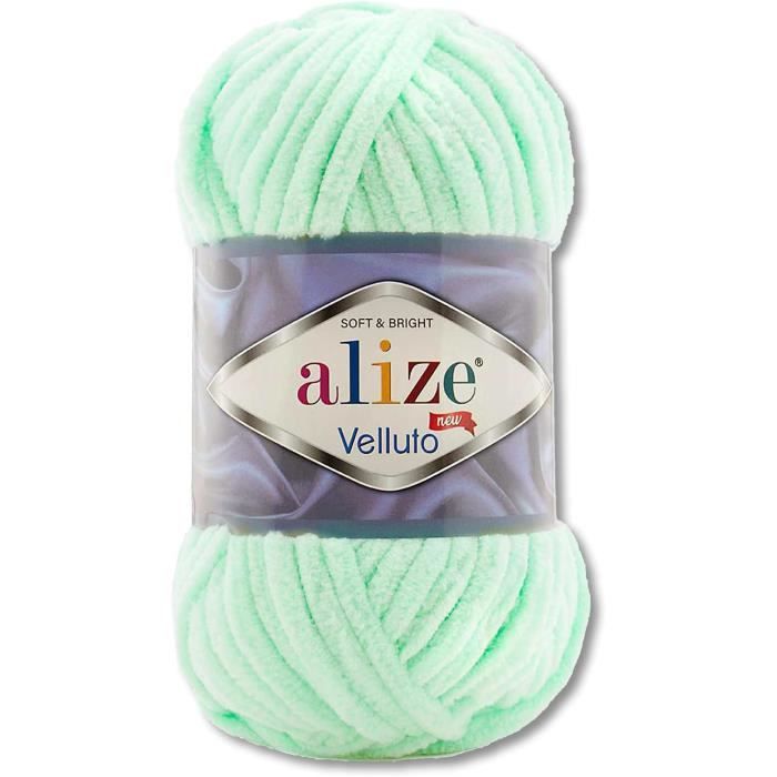 100 G De Laine Alize Velluto En 30 Au Choix (464 | Vert Clair)[x2165 ...