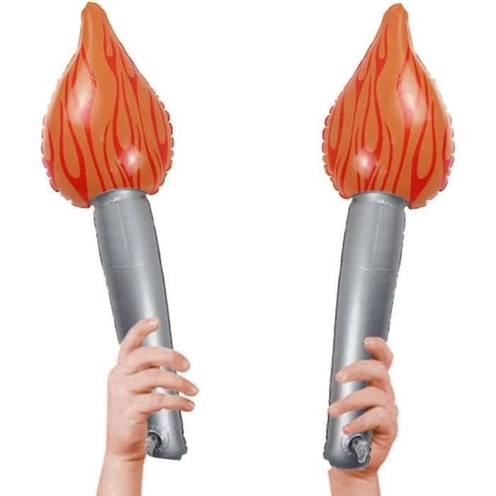 2 Pcs Torche Jouets Gonflables, La Torche De Simulation Se Gonfle ...
