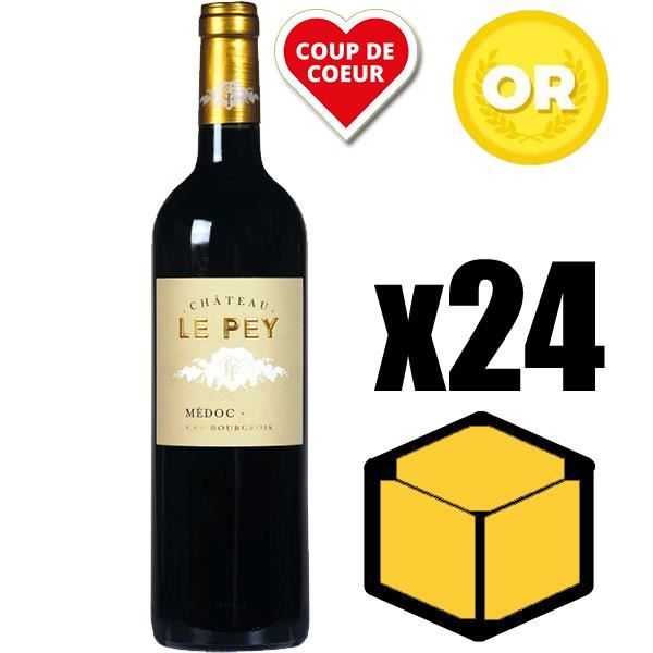 X24 Château Le Pey 2012 75 cl AOC Médoc Rouge Vin Rouge - La cave Cdiscount