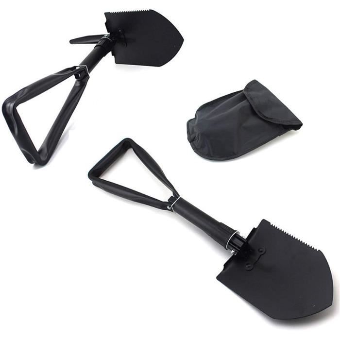 Walaka Pelle Pliante Militaire de bêche en Acier au Carbone, Portable ...