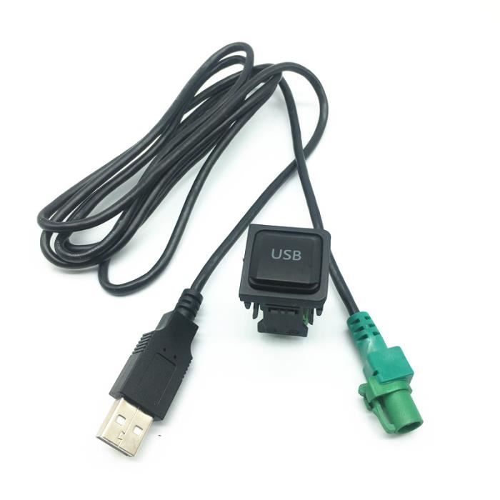 Câble adaptateur USB - Volkswagen - Jetta Golf 5/6 Polo Tiguan - 145 cm ...
