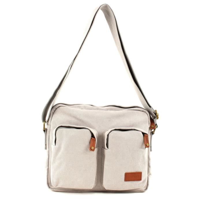 ESPRIT London Crossover Bag Light Grey [39776] - Cdiscount Bagagerie ...