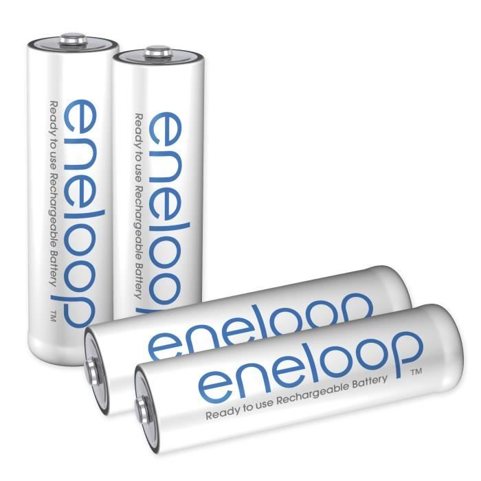 Batterie NiMH Eneloop Mignon (AA) avec 1900mAh - 4 pièces - Cdiscount ...