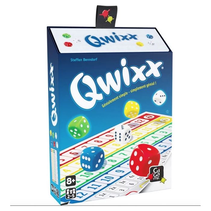 Jeu de Dés - GIGAMIC - Qwixx - Multicolore - 2 à 5 joueurs - À partir de 8 ans - Cdiscount Jeux ...