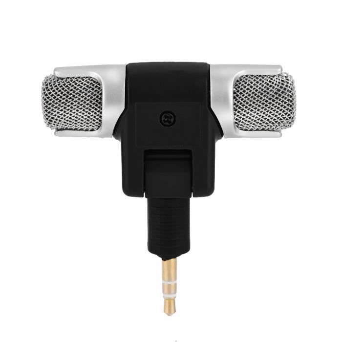 GOTOTOP Microphone pour PC Mini Microphone Stéréo Mic 3.5mm Prise Jack ...