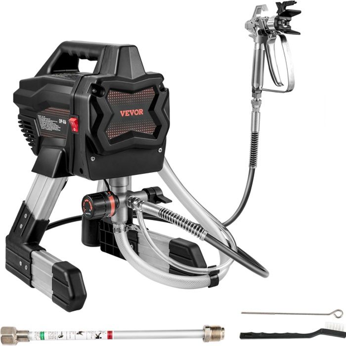 Machine de Pulvérisation - VEVOR - 650 W Pulvérisateur Peinture sans ...