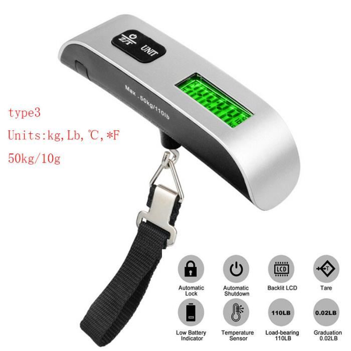 Pese valise de voyage pese valise de voyage Balance à bagages à crochet ...