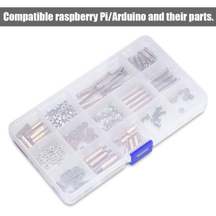 Gift-Vis Et Kit crous Pour Raspberry Pi Richer-R 210Pcs Vis De Fixation ...