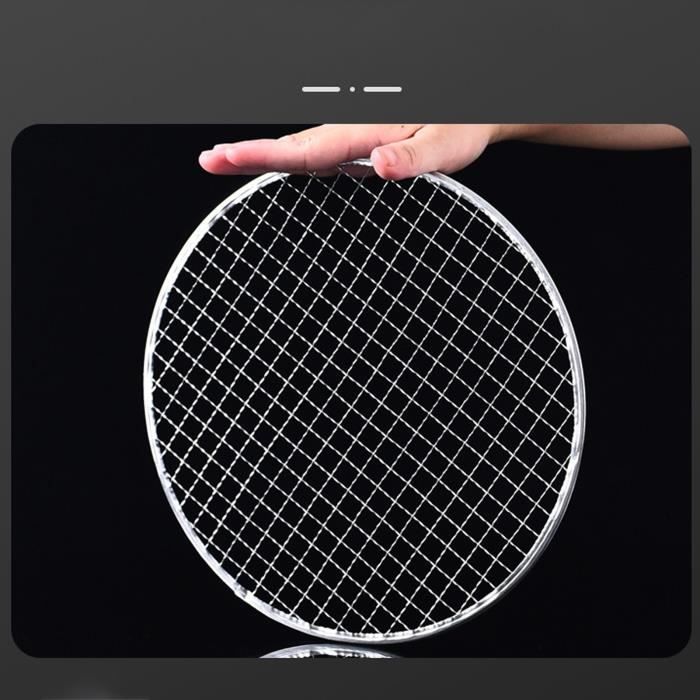 SALALIS Grille de barbecue à charbon de bois jetable Grille de jardin ...