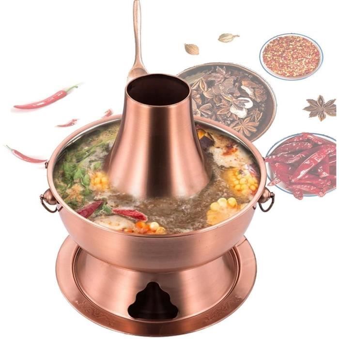 Panier De Rangement Marmite En Cuivre, Marmite Traditionnelle Chinoise ...