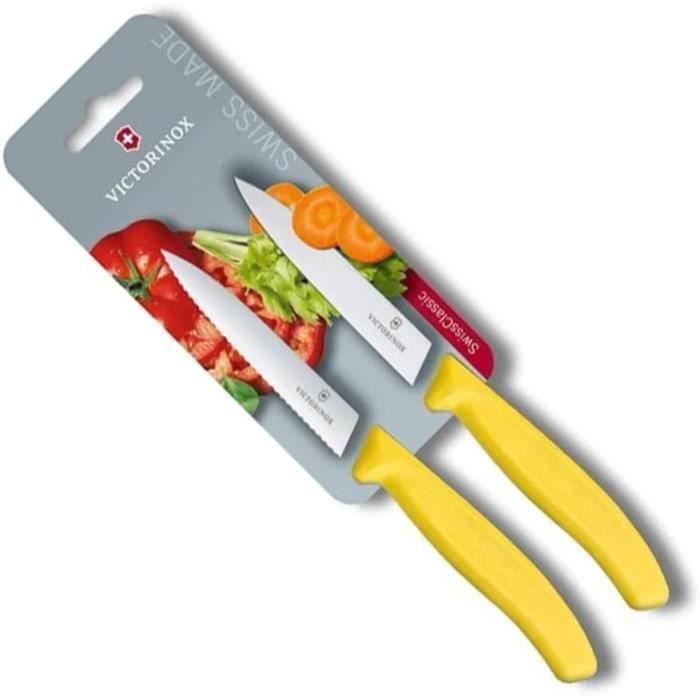 Swiss Classic Jeu de 2 Couteaux D’Office, 1 X Tranchant Normal, 1 X ...