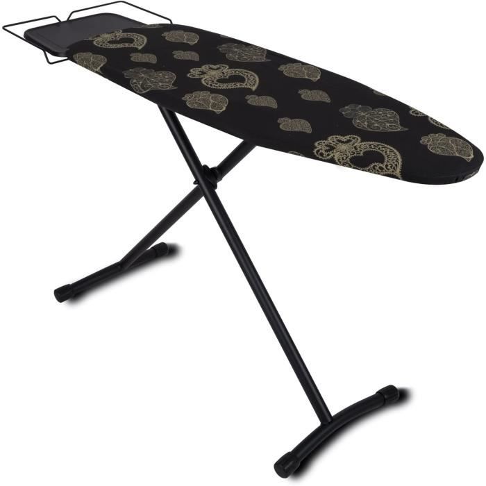 Table à Repasser Pliable Utah en Acier 125x41 H96cm avec Repose Fer et ...