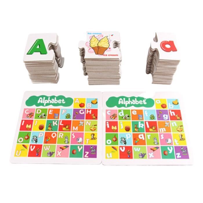 1 Set lettres majuscules minuscules de l'alphabet correspondant paires ...