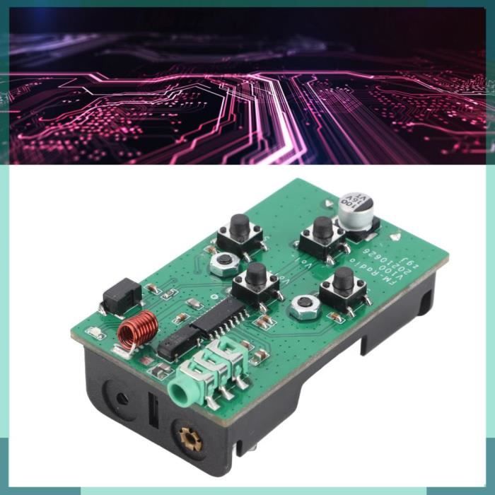 Module Récepteur Radio FM - V BESTLIFE - 88‑108MHz - Mémoire ...