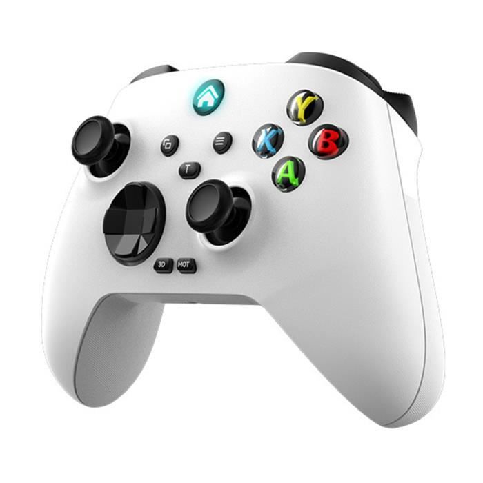 Manette de Jeu Switch à Six Axes Double Vibration Bluetooth 5.0 - Blanc ...