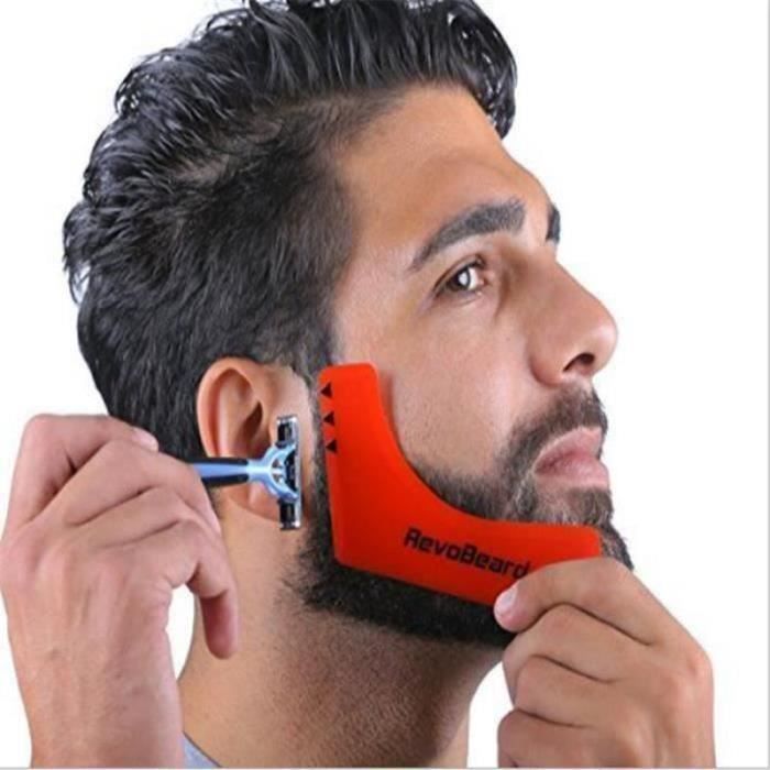 DDN02351-1PCS Pochoir à Barbe Peigne guide barbe à modeler All-In-One ...