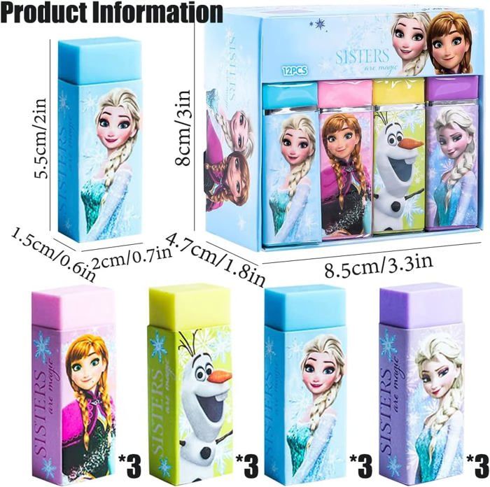 4 Pièces Gommes Cubiques,Gommes De Style Stylo Patte De Chat Mignonnes ...