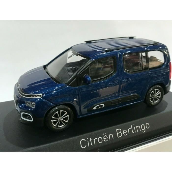 Voiture miniature - CITROEN BERLINGO III 2020 - NOREV - Bleu foncé ...