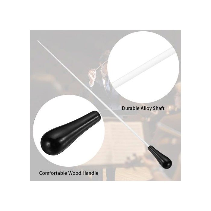 1-piece conductor's baton with handle and 39cm ribbon, suitable for ...