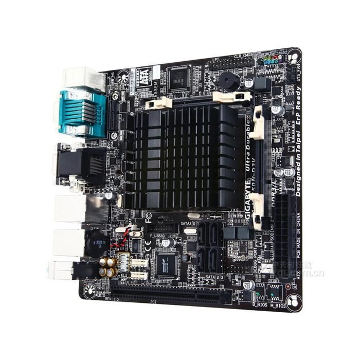 Carte mère GIGABYTE N3150N-D3V Intel N3150 2xDDR3 SDRAM 8GB Mini ITX ...