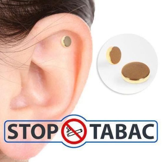 1x aimant auriculaire anti tabac quit smoking aide pour arreter de ...