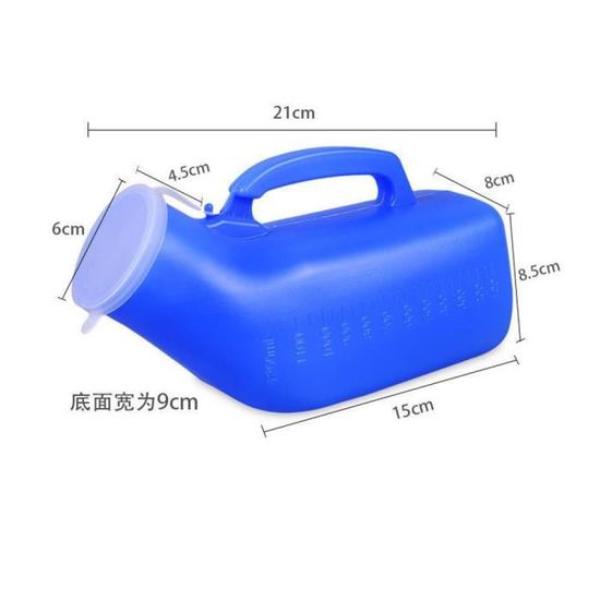 Color blue Urinoir de voyage pour personnes âgées de 1200ml, toilettes ...