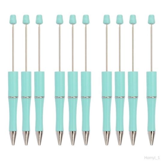 Stylos perlés - COLAXI - Bille - Bleu clair - Encre assortie - Moyenne ...