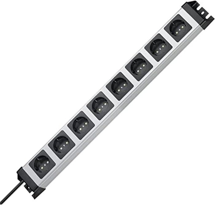 Powerversal Multiprise 8 Prises,1,40 m,3600 W/16 A,90 ° gedrehte Ports ...