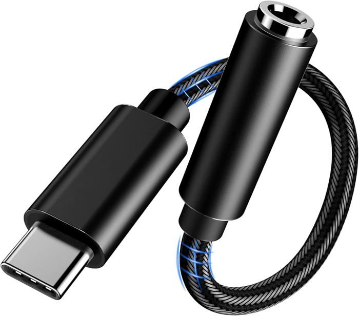 Adaptateur USB C pour Casque Aux USB C 35 mm Adaptateur Jack Audio USB ...