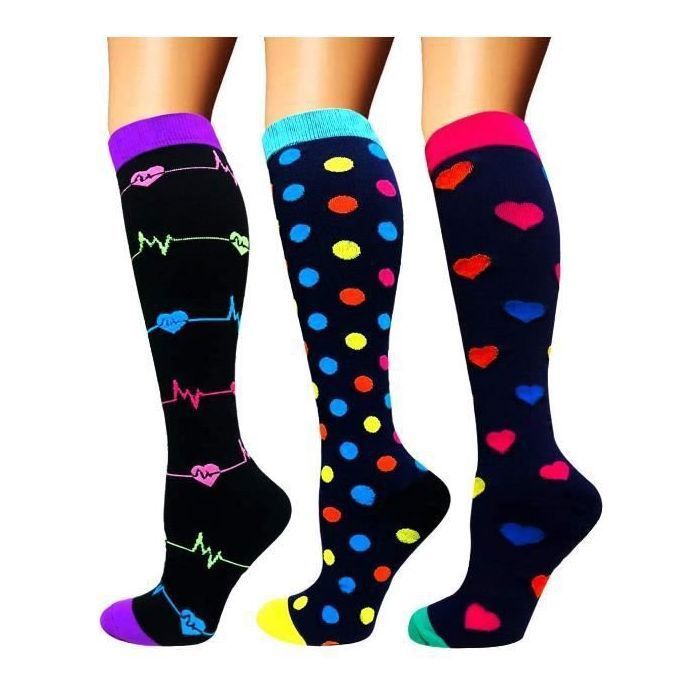 Chaussettes de Compression Bas de Contention Homme Bas de Contention ...