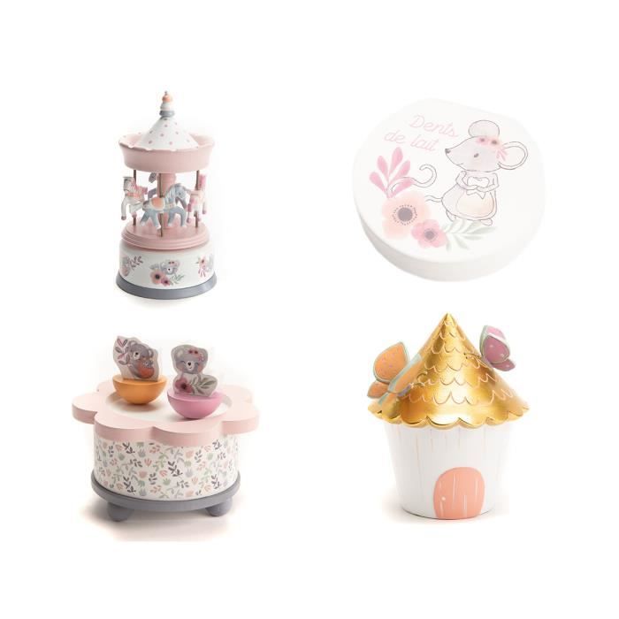 Carrousel Musical Enfant + Boîte à musique Culbuto + Boîte à Quenottes ...