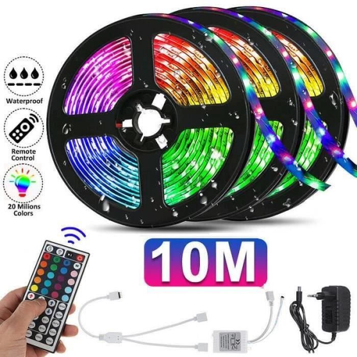 BANDE LED - RUBAN LED Ruban LED 10M Bande LED RGB Bande Lumineuse ...