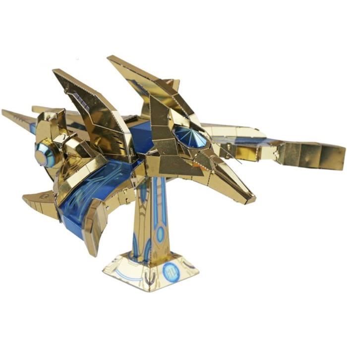 Modèle de métal 3D Starcraft Protoss Phoenix DIY Puzzle Assemble Kits ...