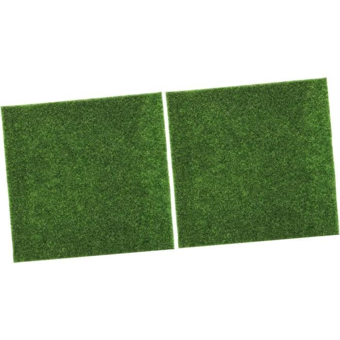 2Pcs Artificiales Para Mini Tapis Mousse Artificielle Gazon Artificiel ...