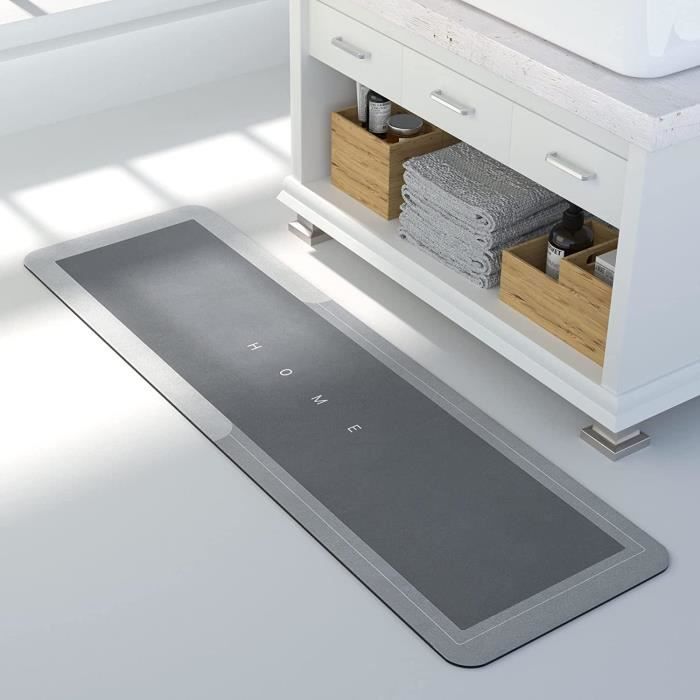 Tapis De Sol Super Absorbant,45 X 150 Cm Tapis De Bain Antidérapant ...