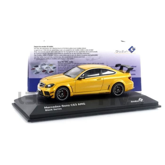 Voiture Miniature de Collection - SOLIDO - MERCEDES-BENZ C63 AMG Black ...