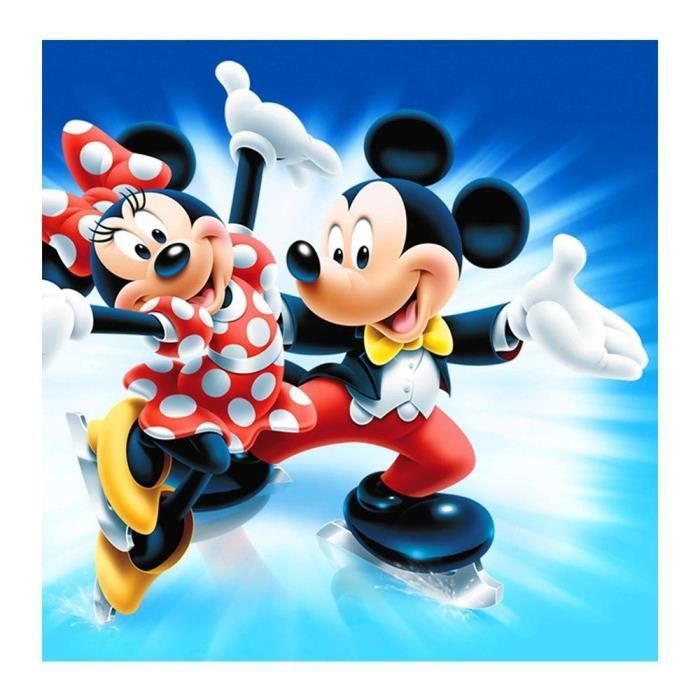 MVb-850 Peinture diamant thème quot dessin animé Mickey Mouse quot broderie complète thème ...