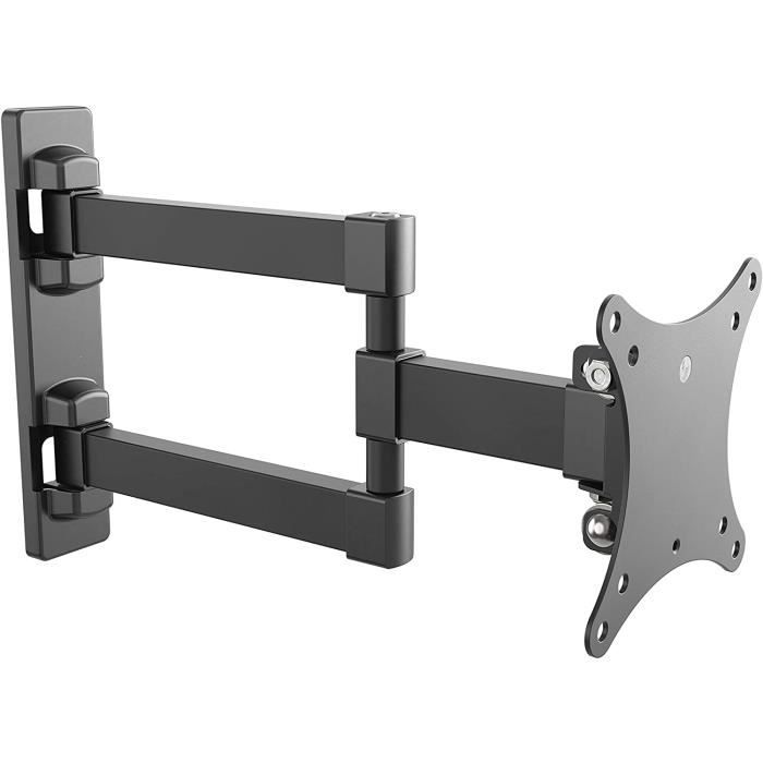 S7711 Support Murale TV Orientable Inclinable Universel 13-27" (33-69cm ...