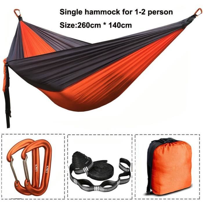 Mobilier de jardin,Hamac de Camping Parachute en Nylon,facile à ...