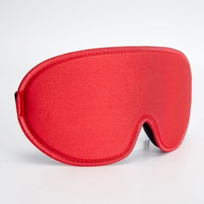 Red-Masque de sommeil 3D en mousse à mémoire de forme, patchs oculaires ...